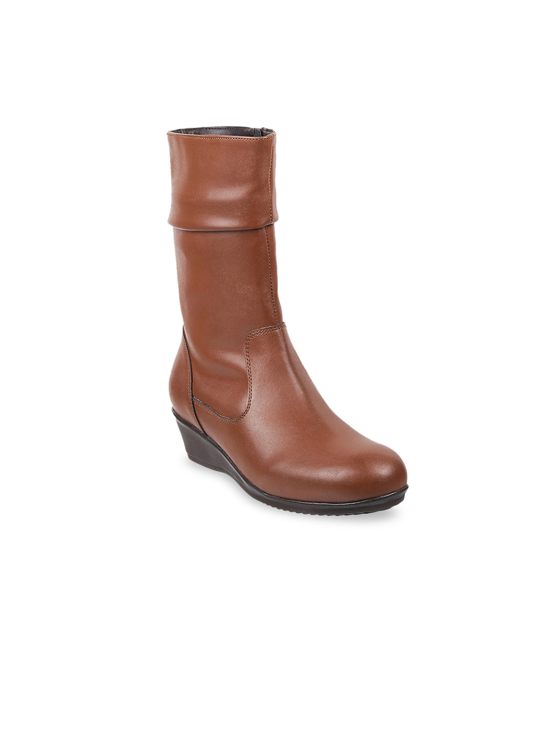Buy Metro Women High Top Boots - Boots for Women 21012602 | Myntra