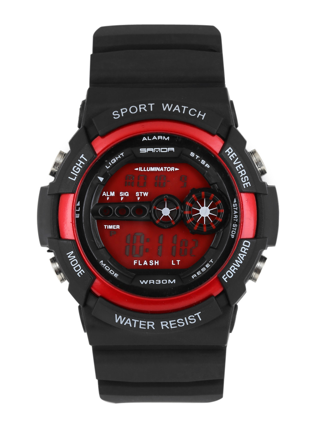 Buy SANDA Men Black Multifunction Digital Watch S320BKRD - Watches for ...