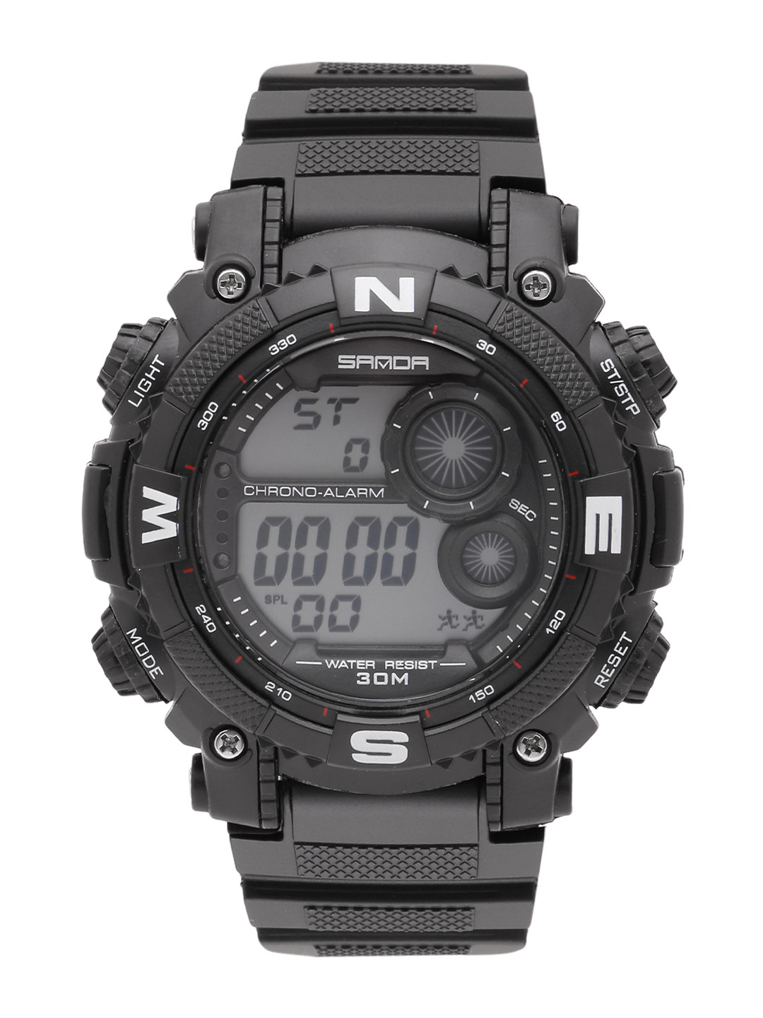 Buy SANDA Men Grey Digital Watch S323BK - Watches for Men 2101474 | Myntra