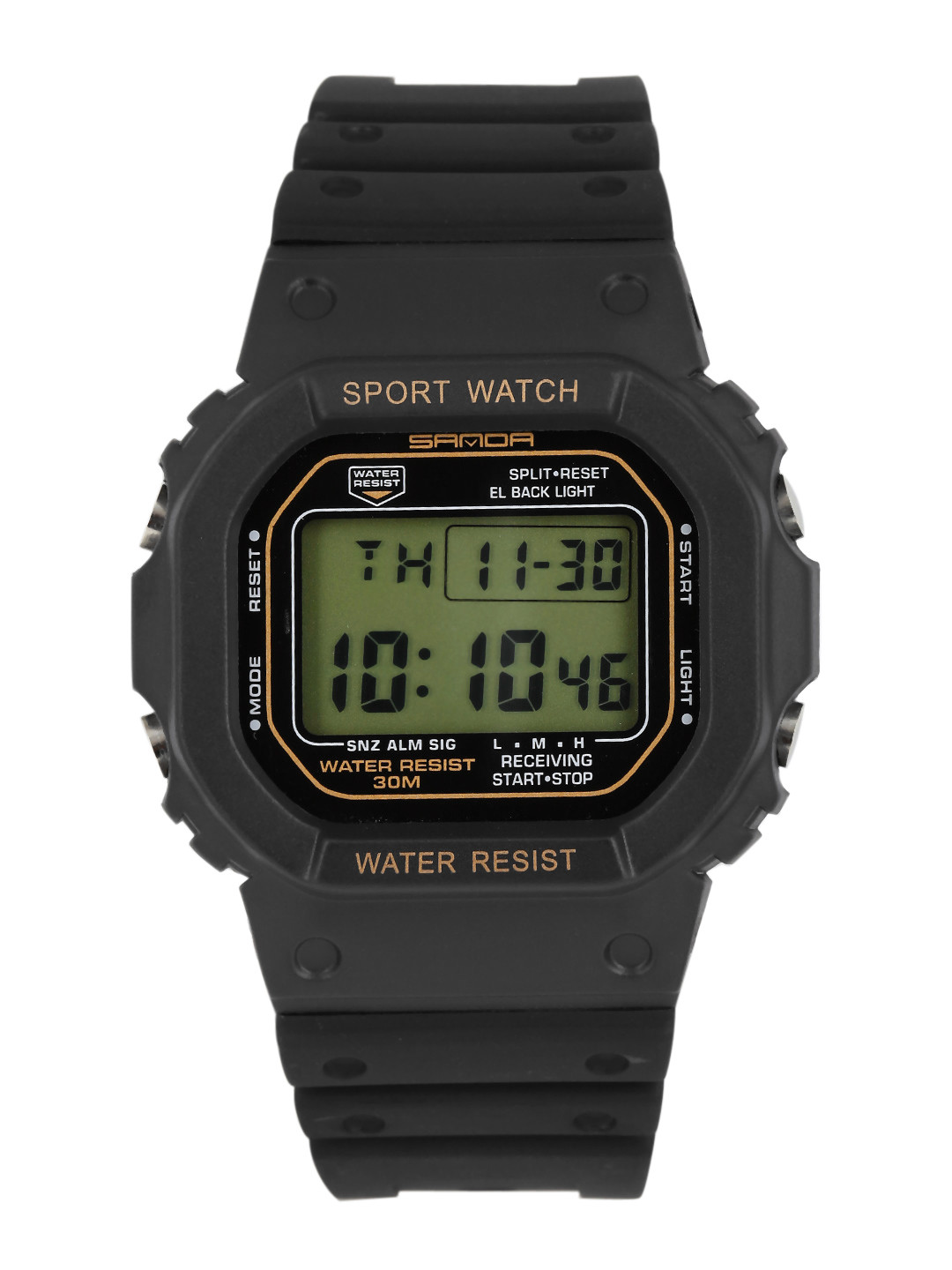 Buy SANDA Men Black Digital Watch S329BKGD - Watches for Men 2101495 ...