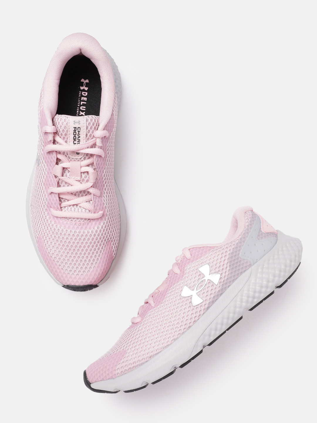 Buy UNDER ARMOUR Women Woven Design UA Charged Rogue 3 Running Shoes ...
