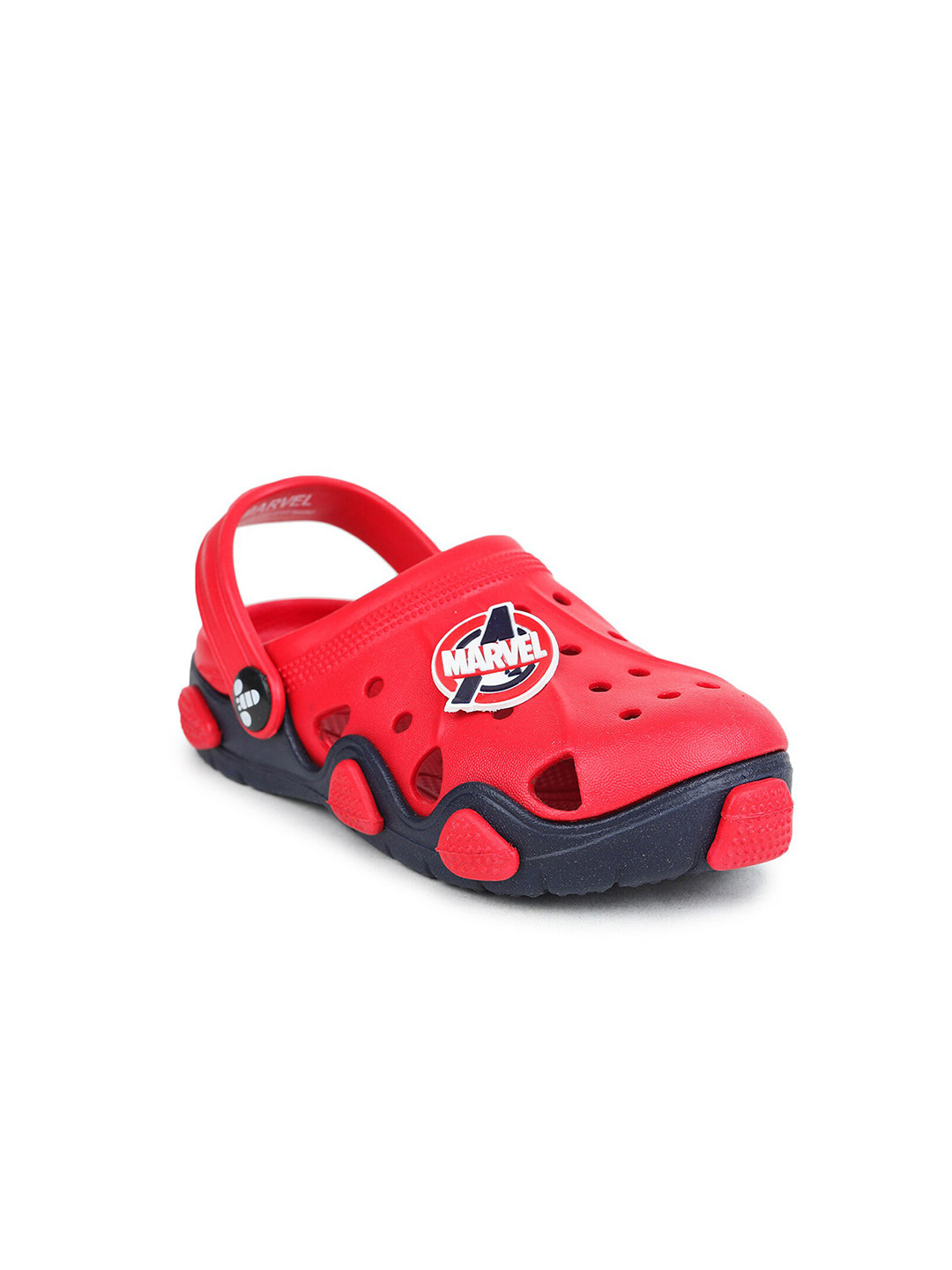 Buy Toothless Boys Red & Navy Blue Marvel Avengers Clogs - Flip Flops ...