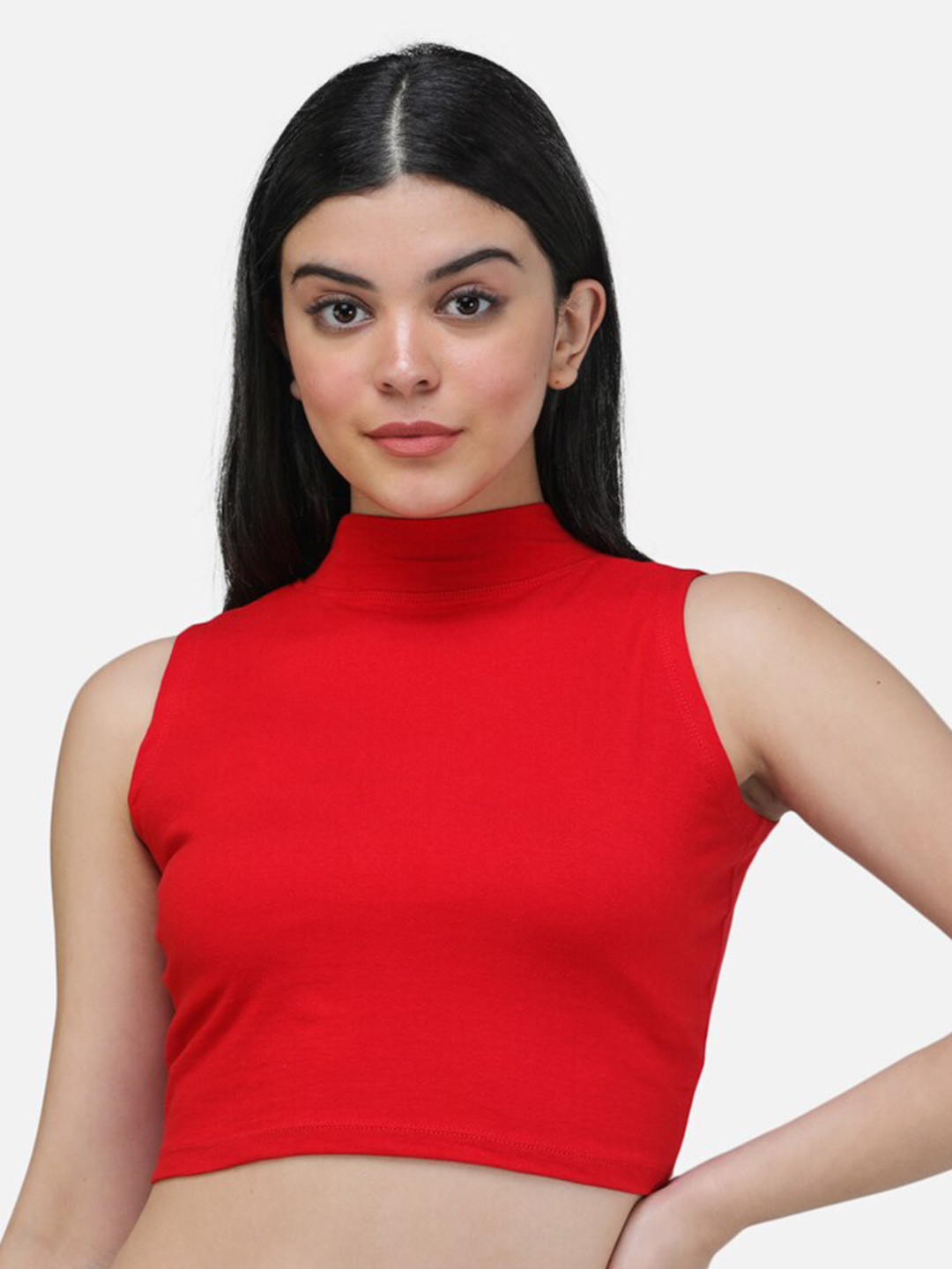 Buy Cation High Neck Crop Top - Tops for Women 21019824 | Myntra