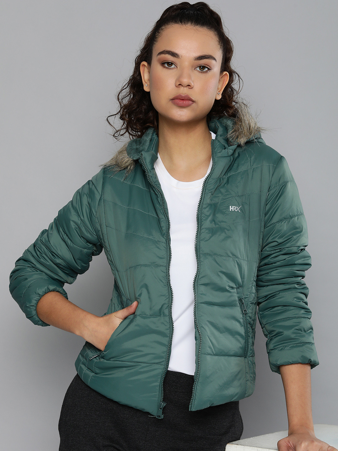 Buy HRX By Hrithik Roshan Women Lightweight Running Sporty Jacket ...