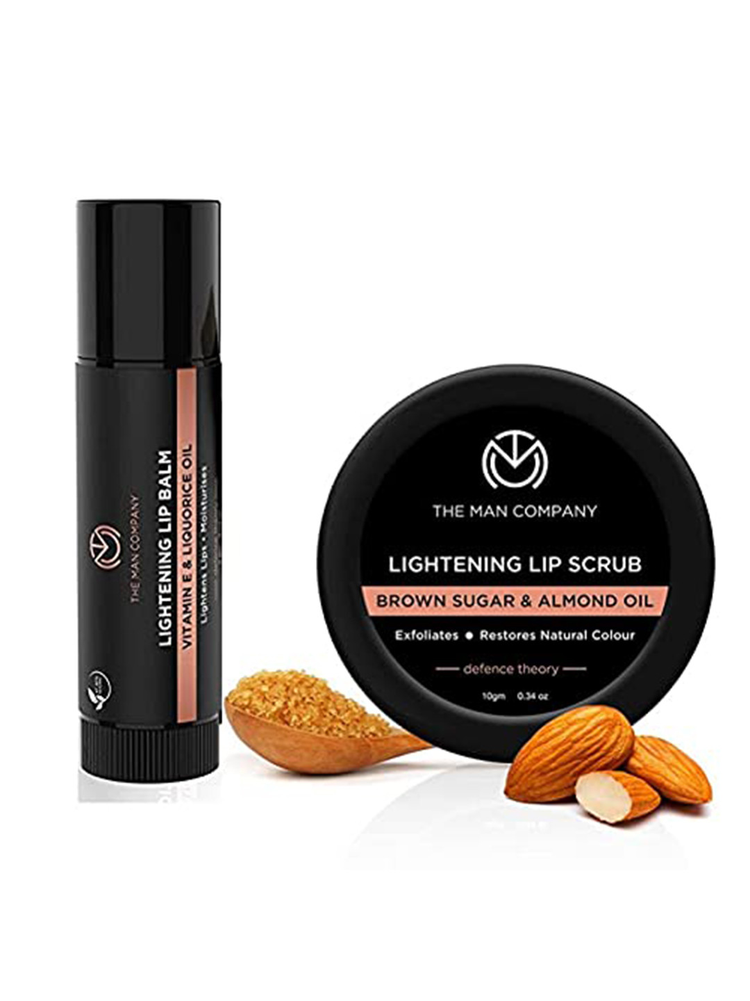 Buy THE MAN COMPANY Men Set Of 2 Lightening Lip Balm & Lip Scrub - Lip ...