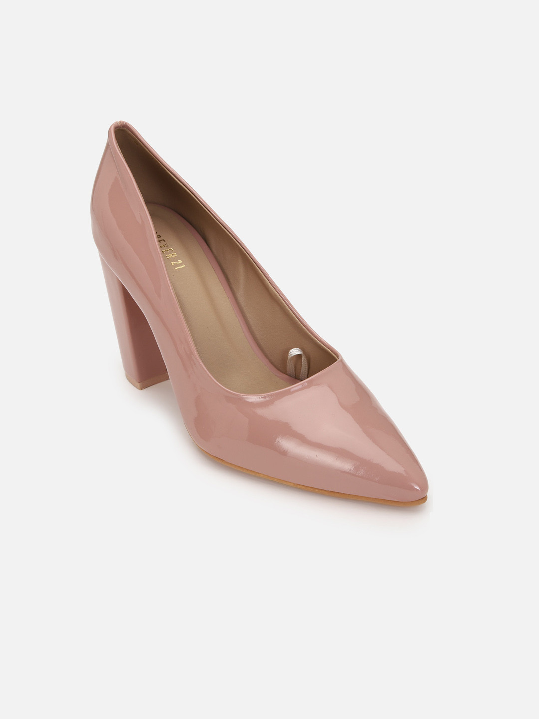 Buy FOREVER 21 Block Pump Heels - Heels for Women 21039026 | Myntra
