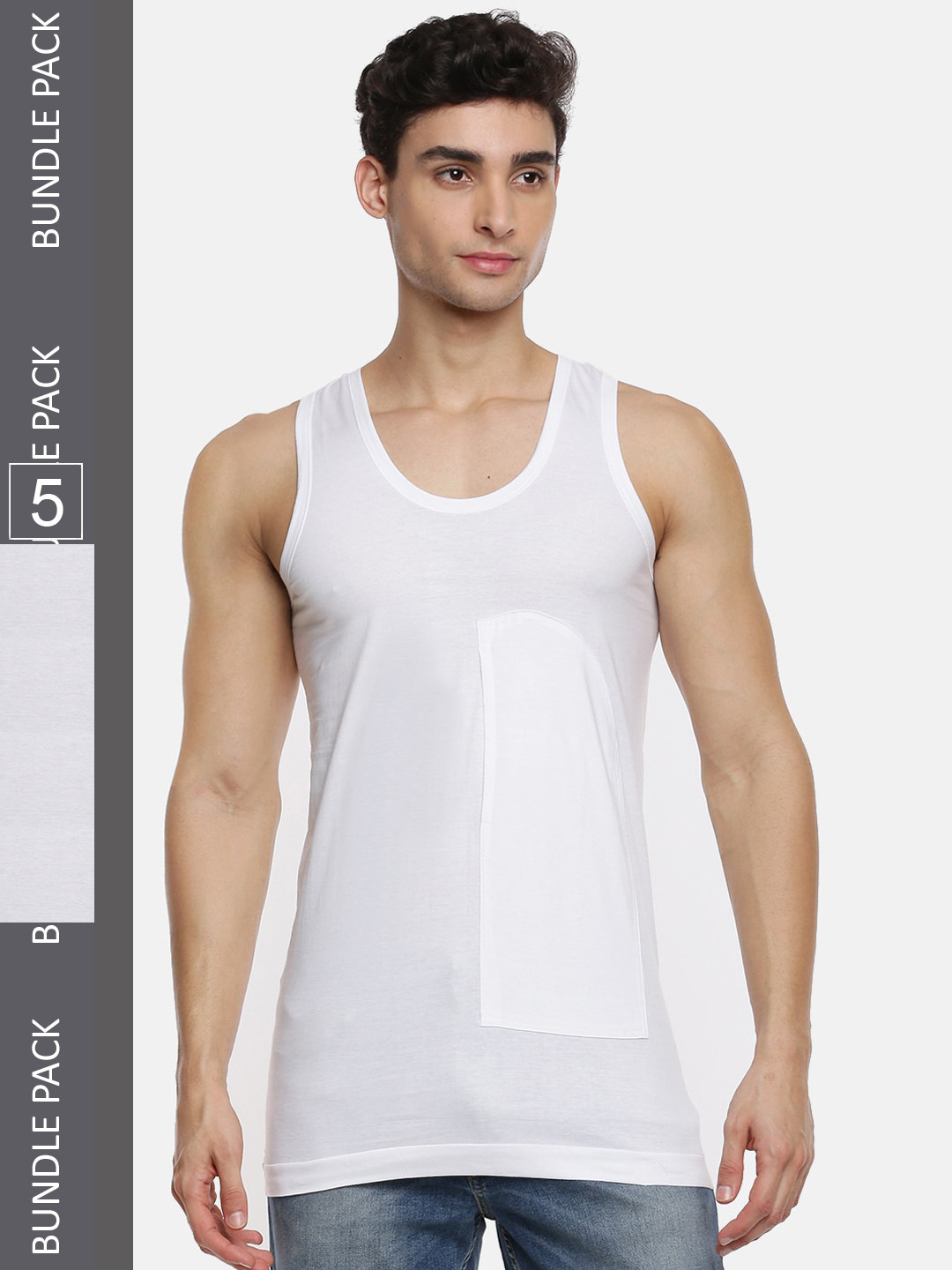 Buy Ramraj Men Pack Of 4 Pure Cotton Innerwear Vest - Innerwear Vests ...