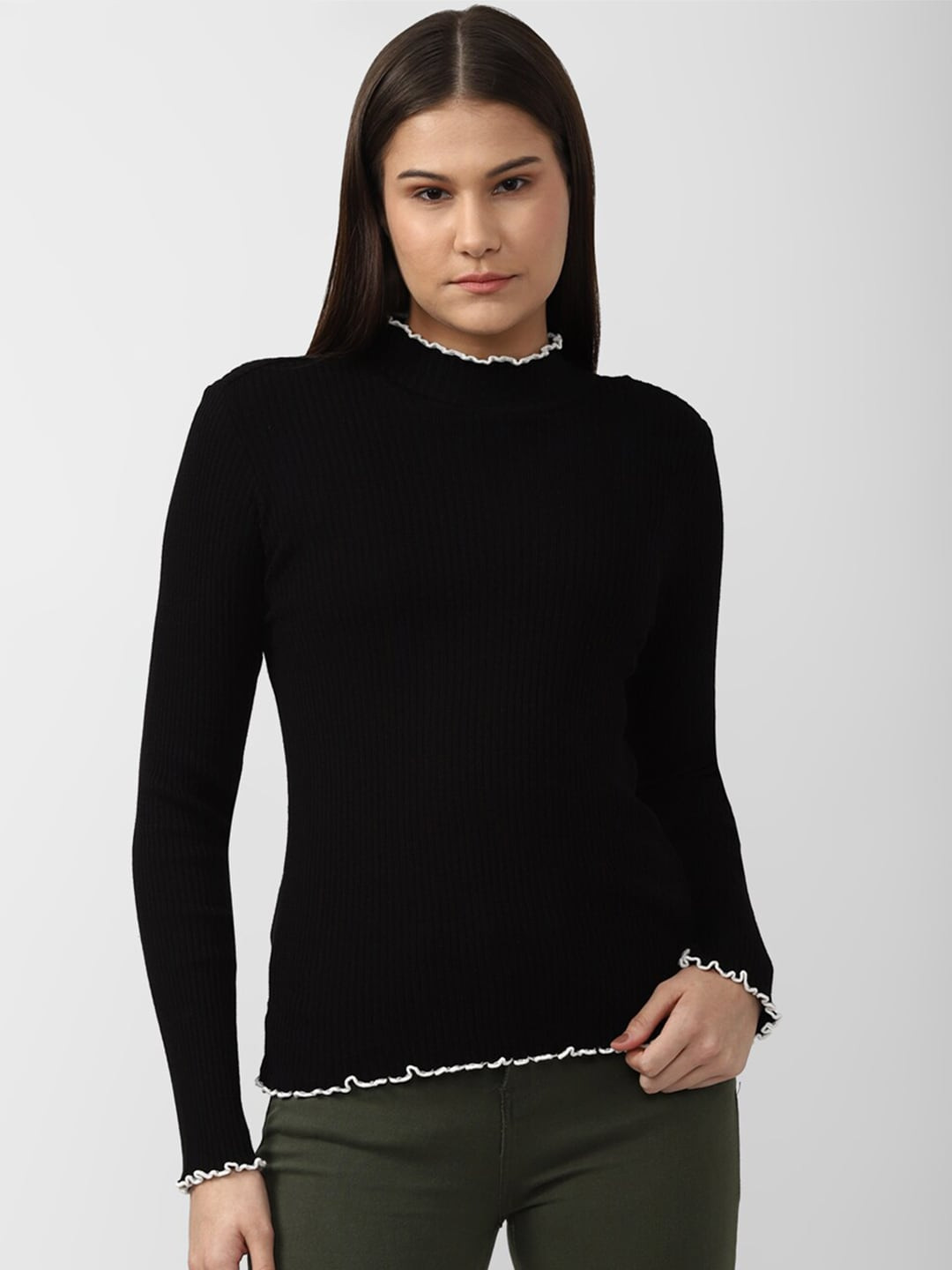 Buy Van Heusen Women High Neck Fitted Formal Top - Tops for Women ...