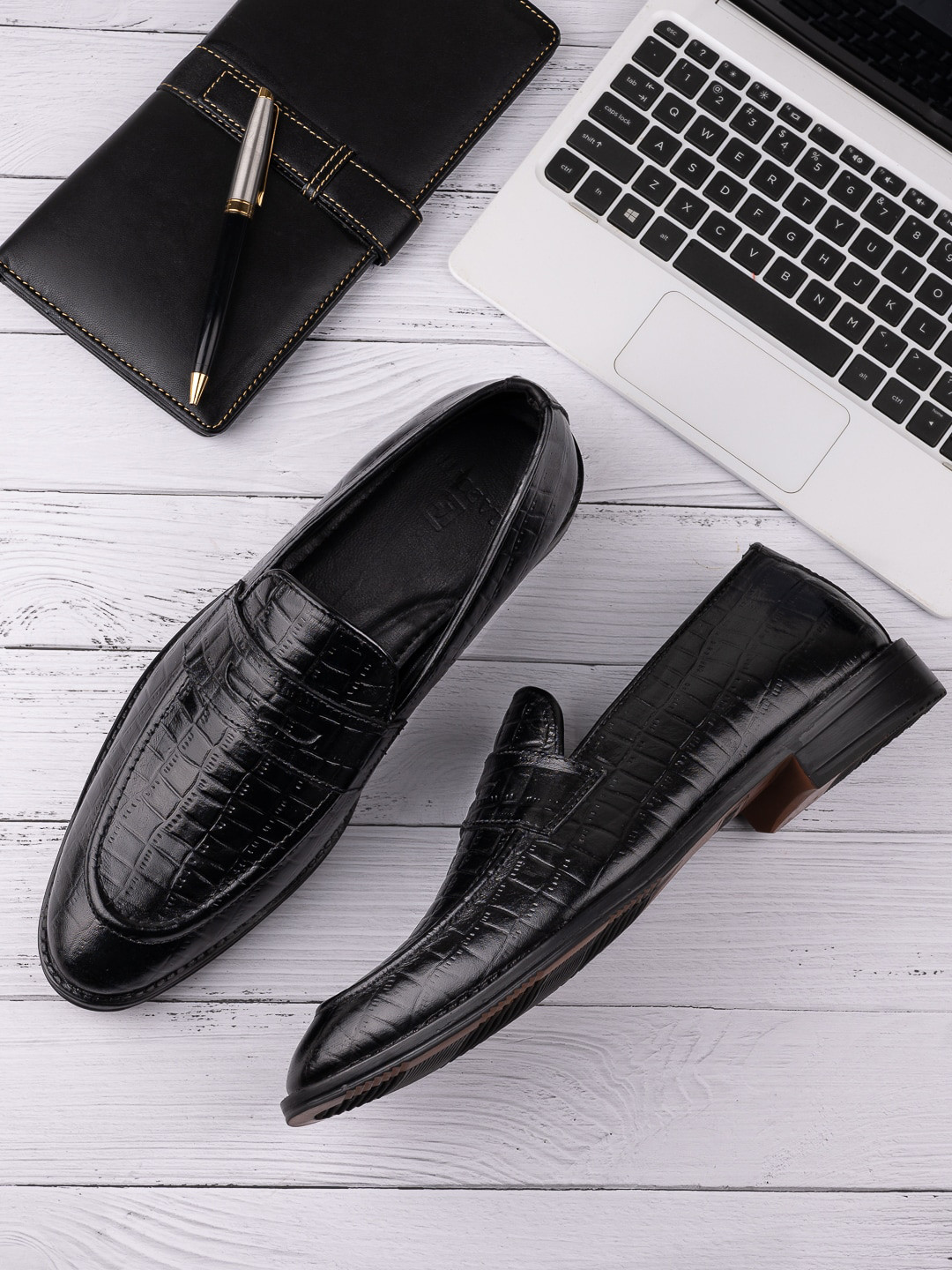 Buy LA BOTTE Men Woven Design Leather Loafers - Casual Shoes for Men ...