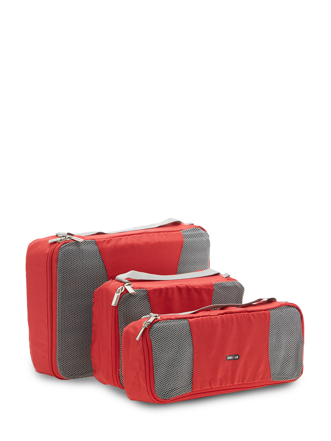 Buy Bag.R.us Red Set Of 3 Packing Cubes - Travel Accessory for Unisex ...