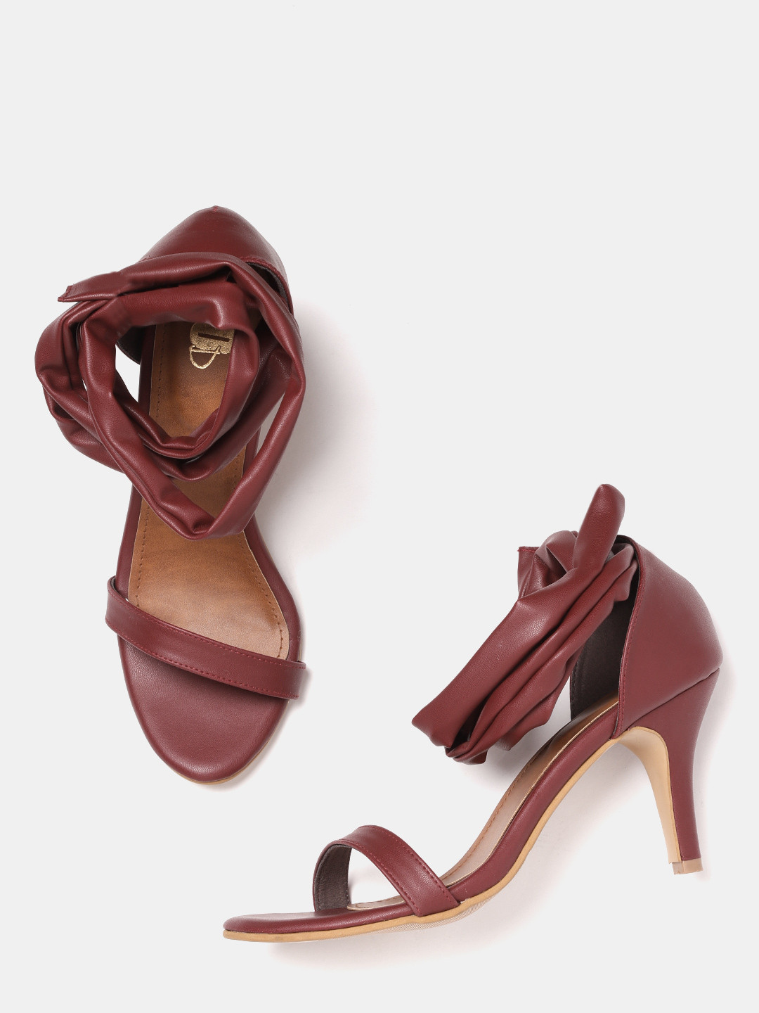 Buy 20Dresses Women Maroon Solid Stilettos - Heels for Women 2105891 ...
