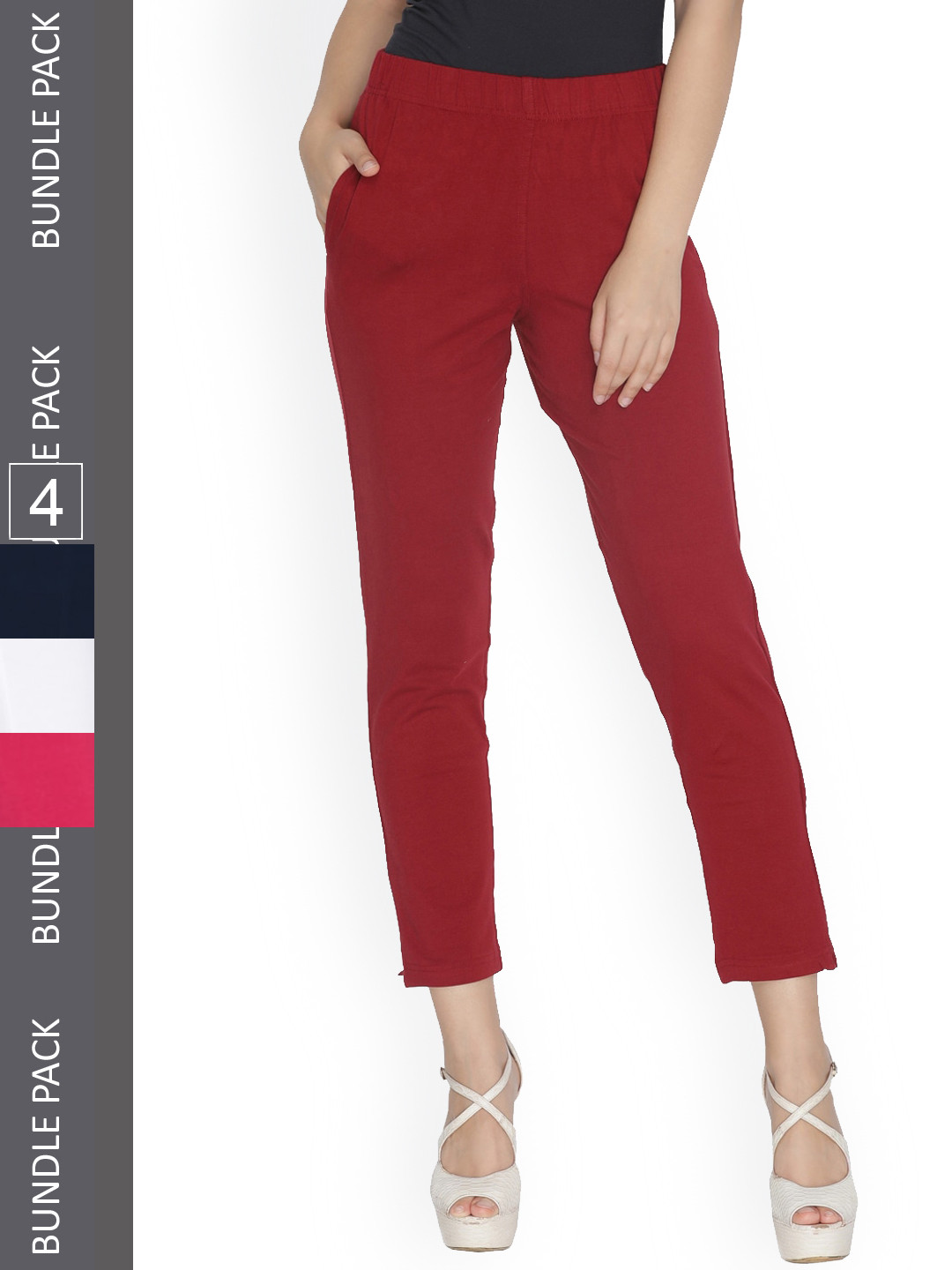 Buy LYRA Women Assorted Smart Trousers - Trousers for Women 21060448 ...