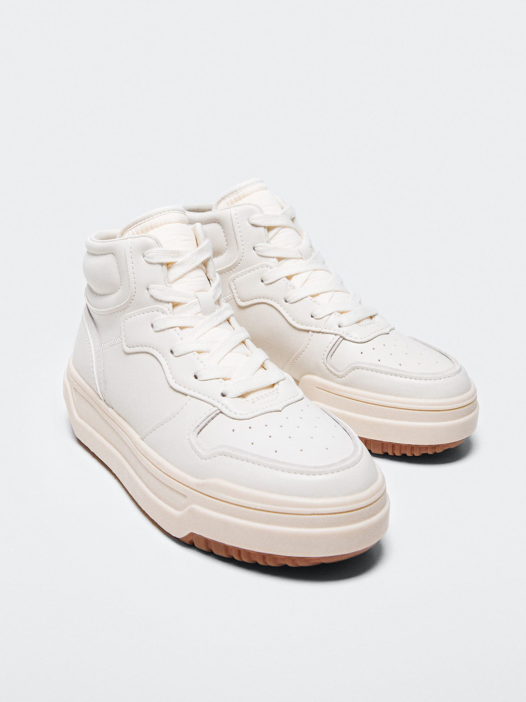 Buy Mango Women Pu Sneakers Casual Shoes For Women 21065840 Myntra 