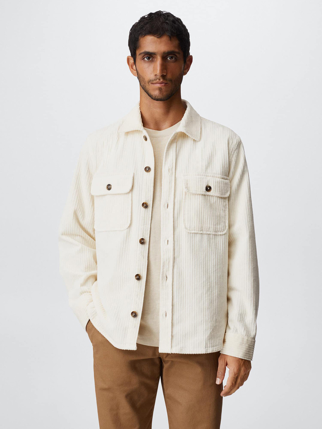 Buy MANGO MAN Corduroy Casual Shacket - Shirts for Men 21065926 | Myntra