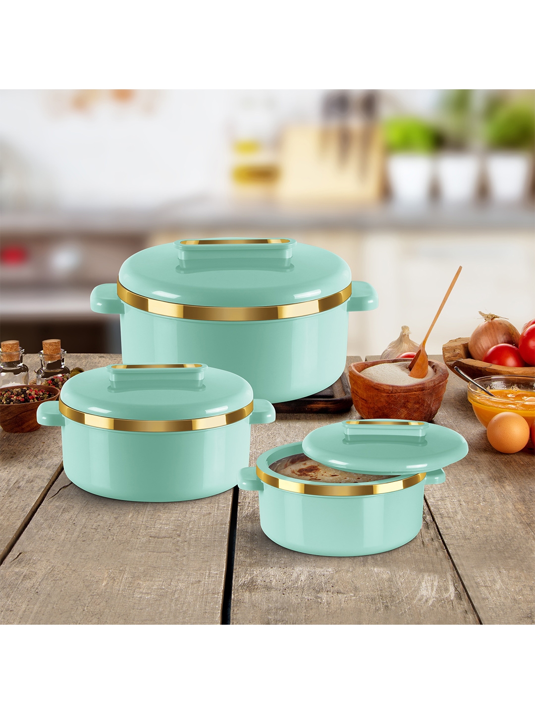 Buy Milton Curve Set Of 3 Inner Stainless Steel Casserole 450 Ml 840 Ml ... Buy Milton Curve Set Of 3 Inner Stainless Steel Casserole 450 Ml 840 Ml ...