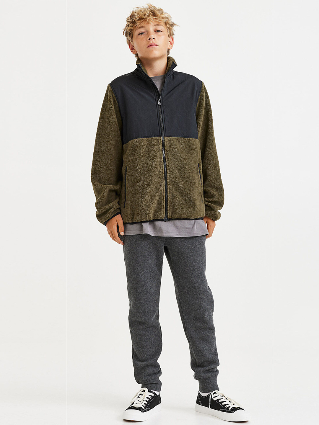 Buy H&M Boys Brushed Inside Joggers - Track Pants for Boys 21072574 ...
