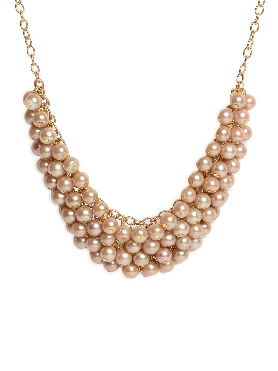Buy The Pari Gold Plated Falling Pearl Chain - Necklace And Chains for ...