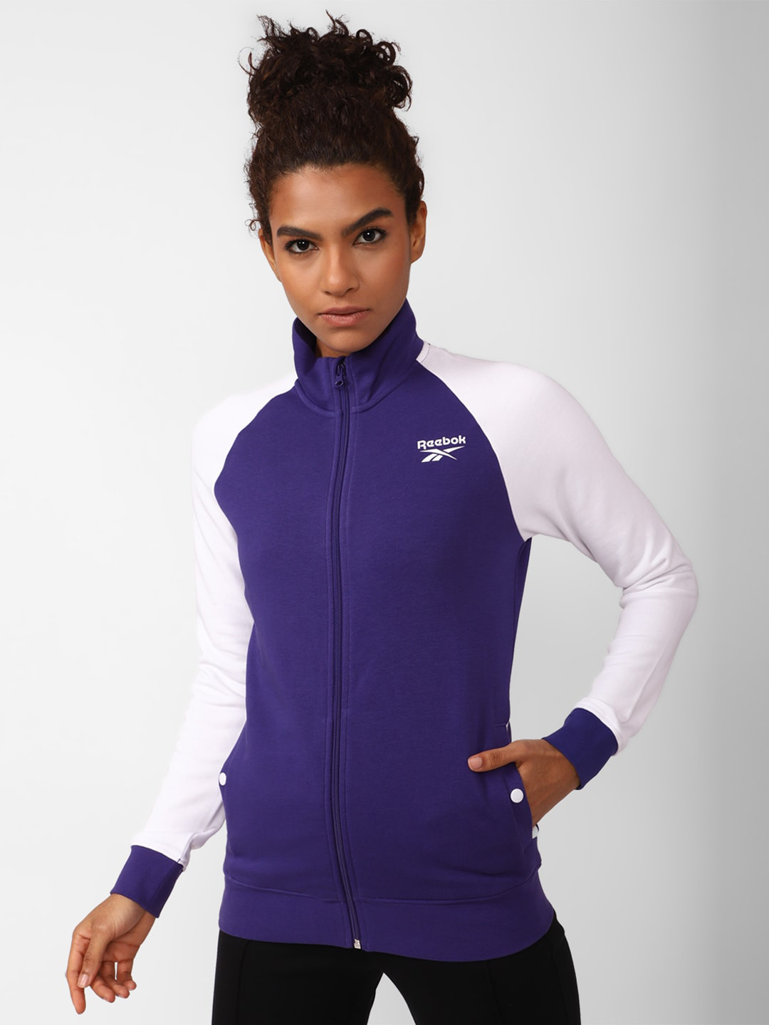 Buy Reebok Women Classics WCE Sporty Jacket - Jackets for Women ...