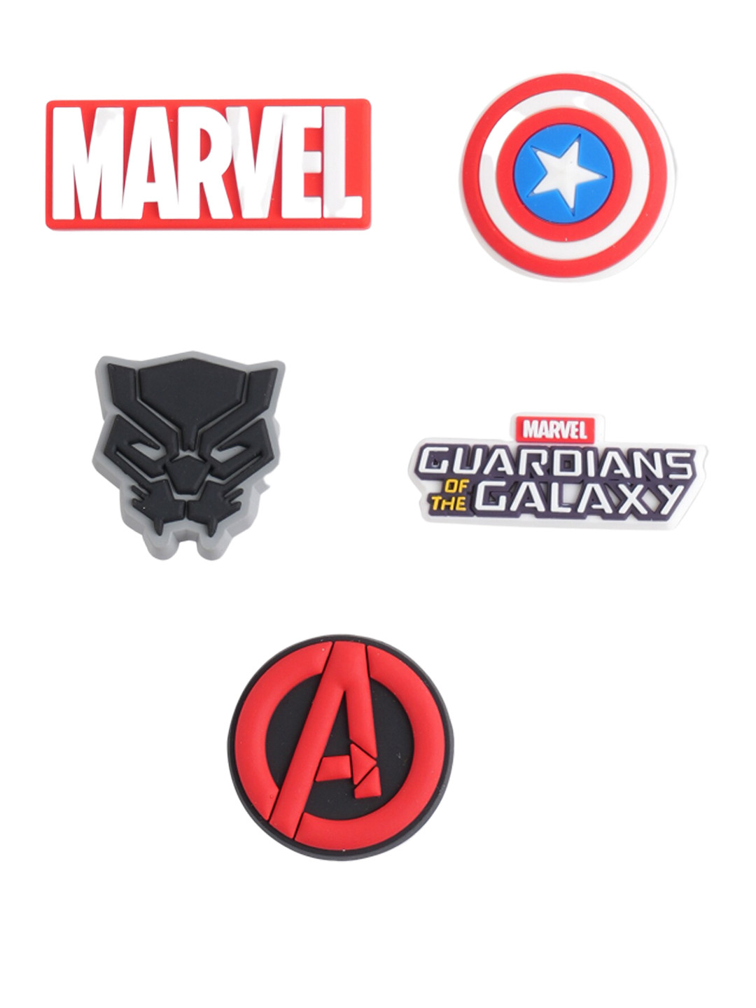 Buy Crocs Set Of 5 Marvel Jibbitz Shoe Charms - Jibbitz for Unisex ...