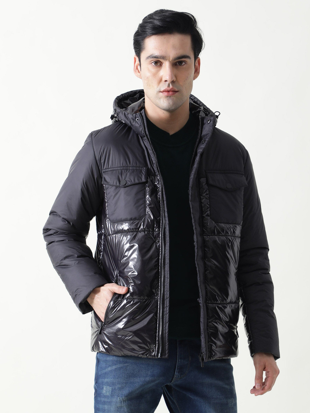 Buy RARE RABBIT Men Gat Tailored Fit Nylon Padded Jacket - Jackets for ...