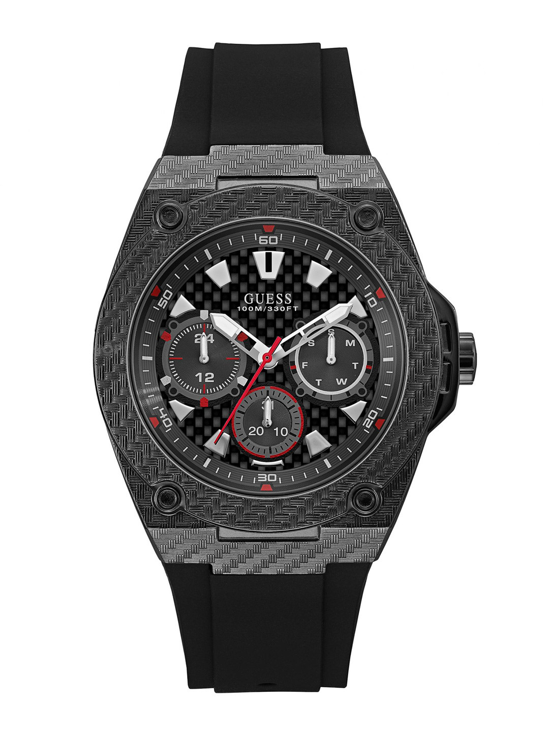 Buy GUESS Men Black Analogue Watch W1048G2 - Watches for Men 2108029 ...