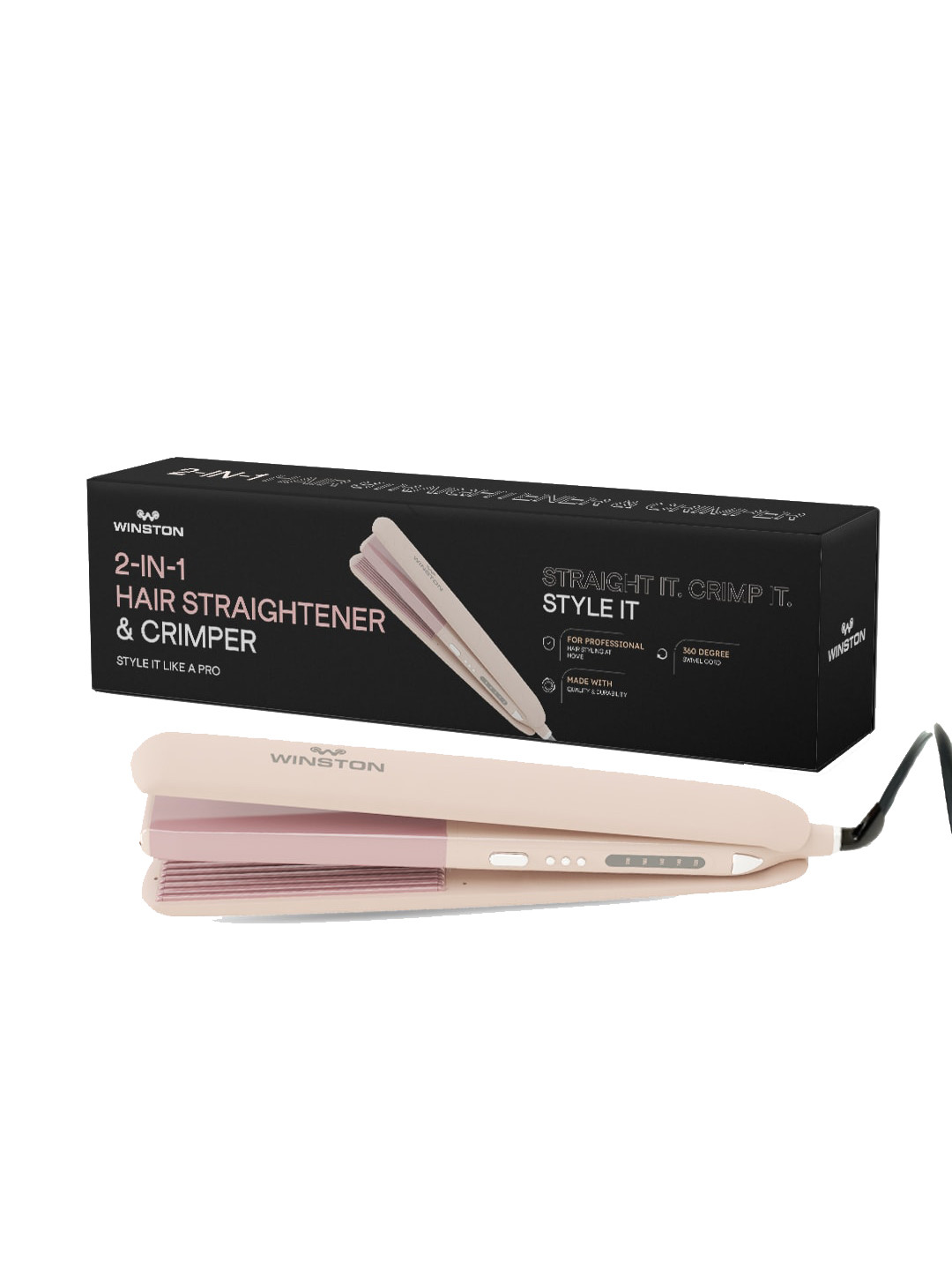 Buy "WINSTON Tourmaline Hair Straightener Crimper 2 In 1 Hair Styler ...