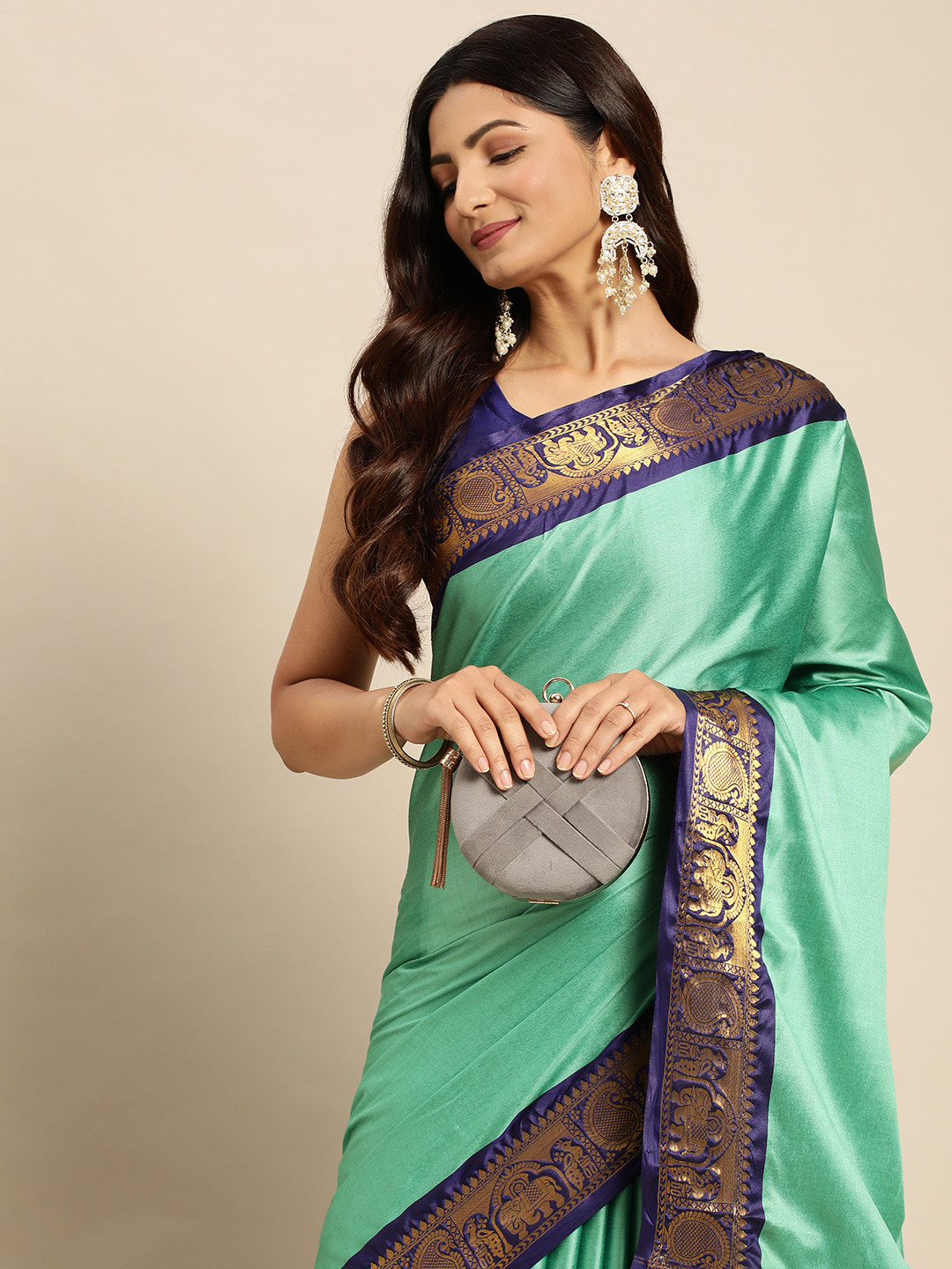 Buy Nirja Fab Silk Cotton Kanjeevaram Saree - Sarees for Women 21082008 ...