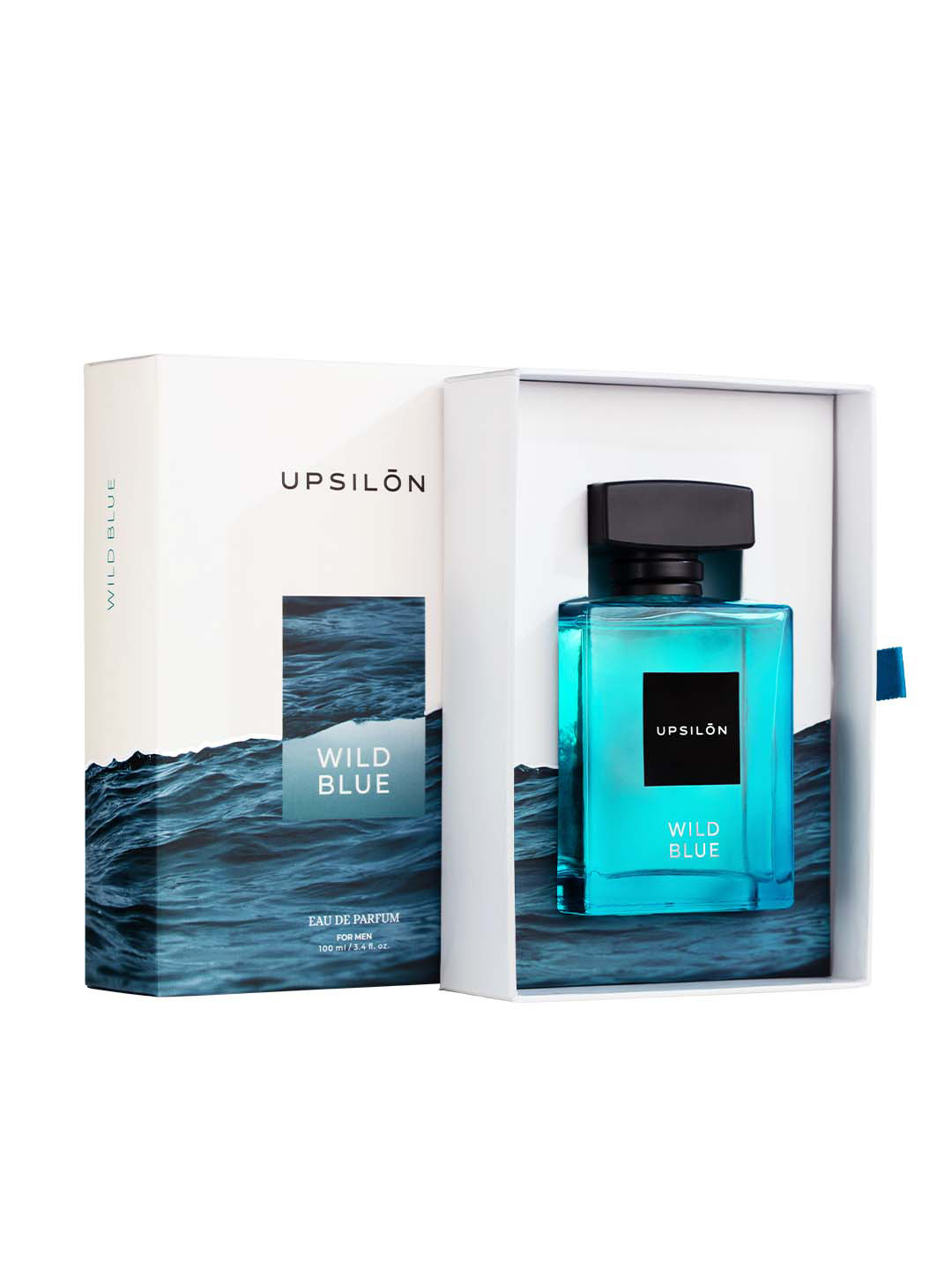 Buy UPSILON Men Wild Blue Eau De Parfum 100 Ml - Perfume for Men ...
