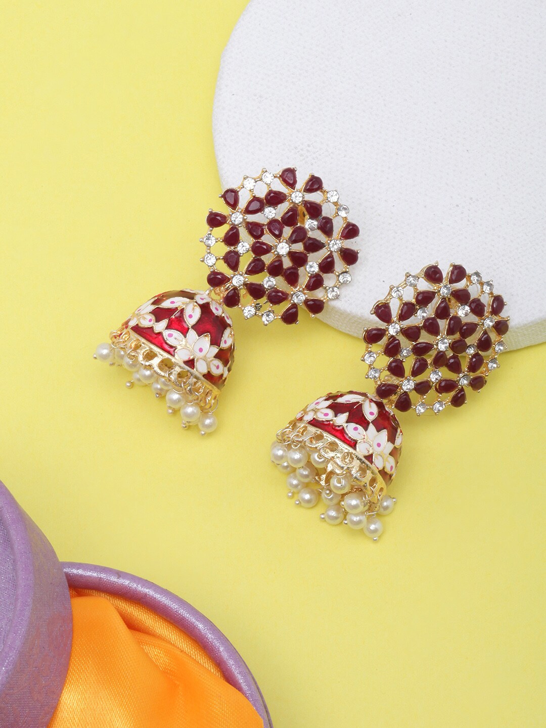 Buy DIVA WALK Gold Plated Dome Shaped Drop Earrings - Earrings for ... Buy DIVA WALK Gold Plated Dome Shaped Drop Earrings - Earrings for ...