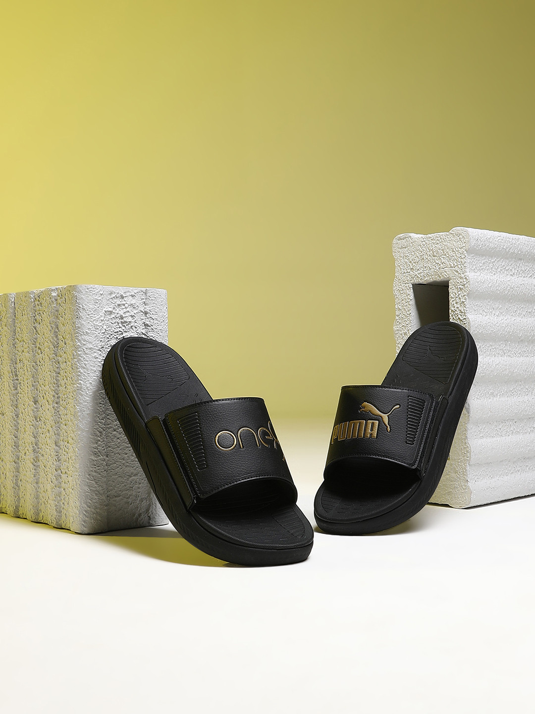 Buy One8 X PUMA Men Virat Kohli Printed Sliders - Flip Flops for Men ...