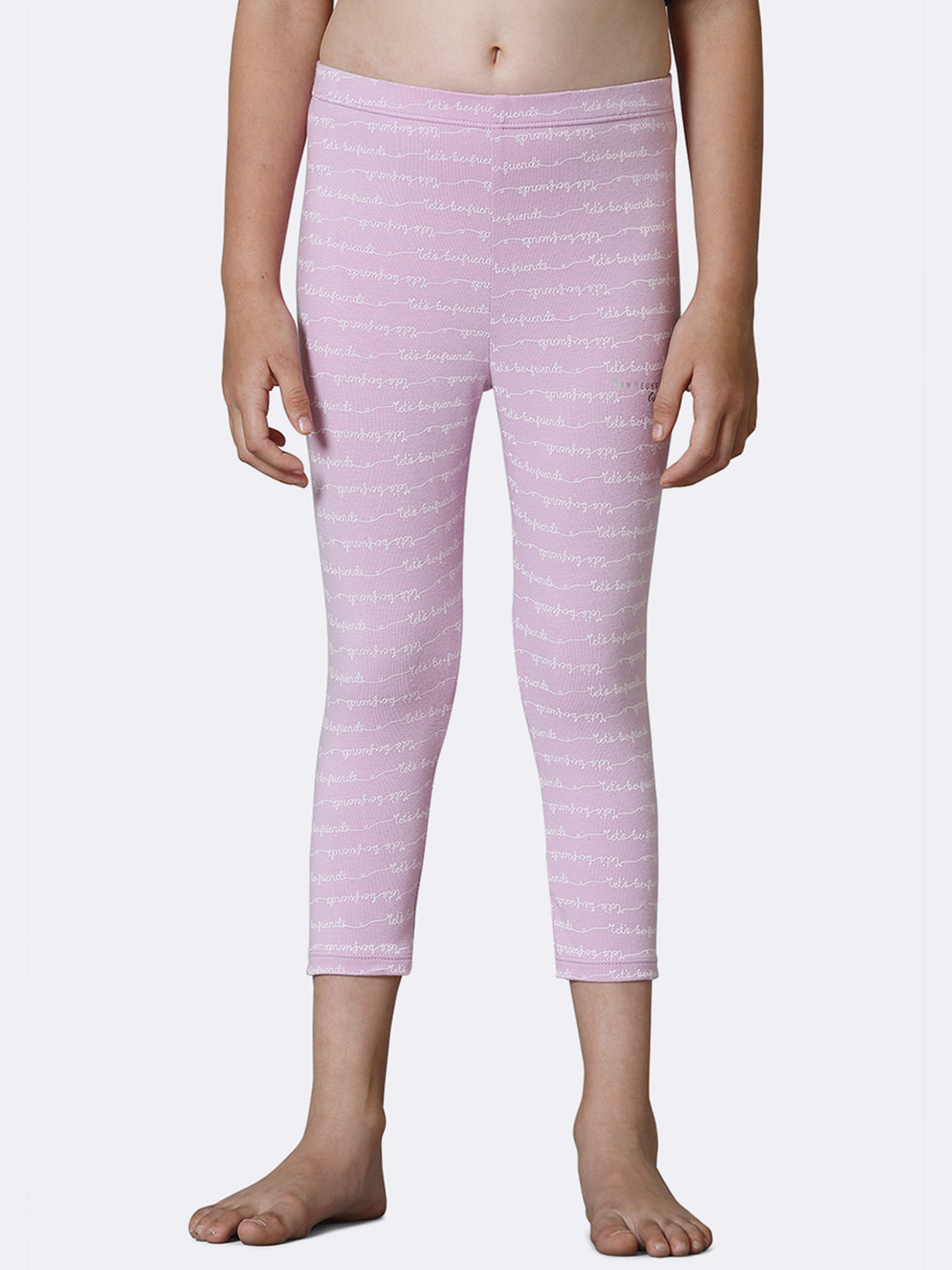 Buy Van Heusen Girls Friends AOP Allover Print High Rise Ultra Soft ...