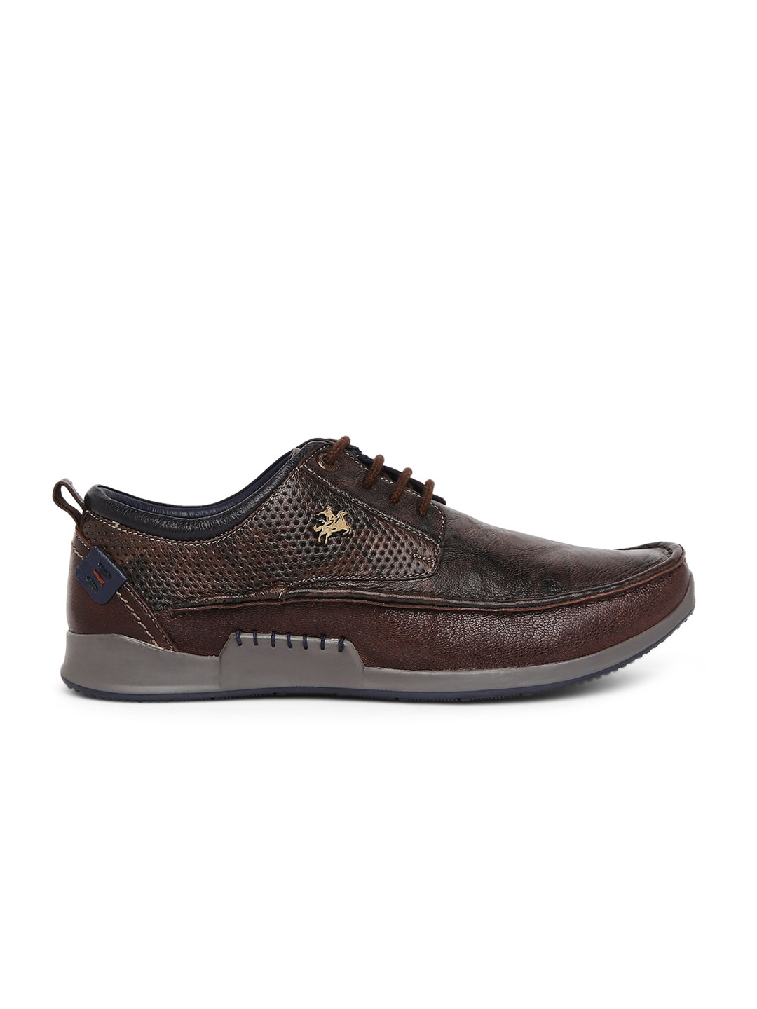 Buy Buckaroo Men Textured Leather Derbys Shoes - Casual Shoes for Men ...