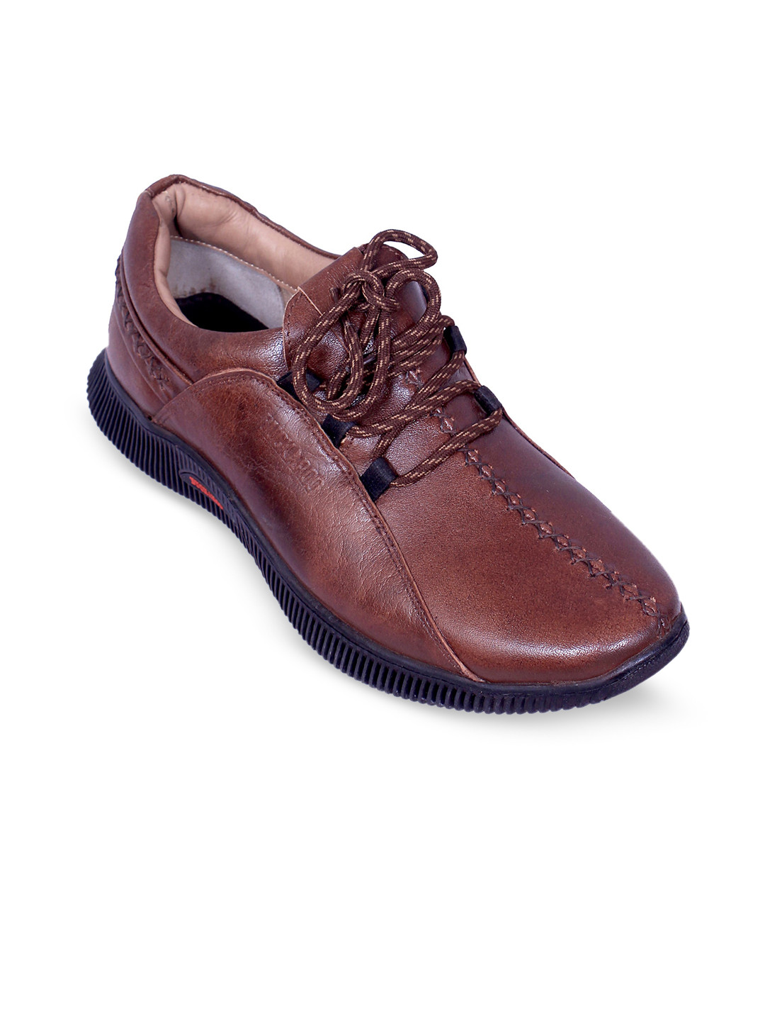 Buy Buckaroo Men Textured Leather Sneakers - Casual Shoes for Men ...