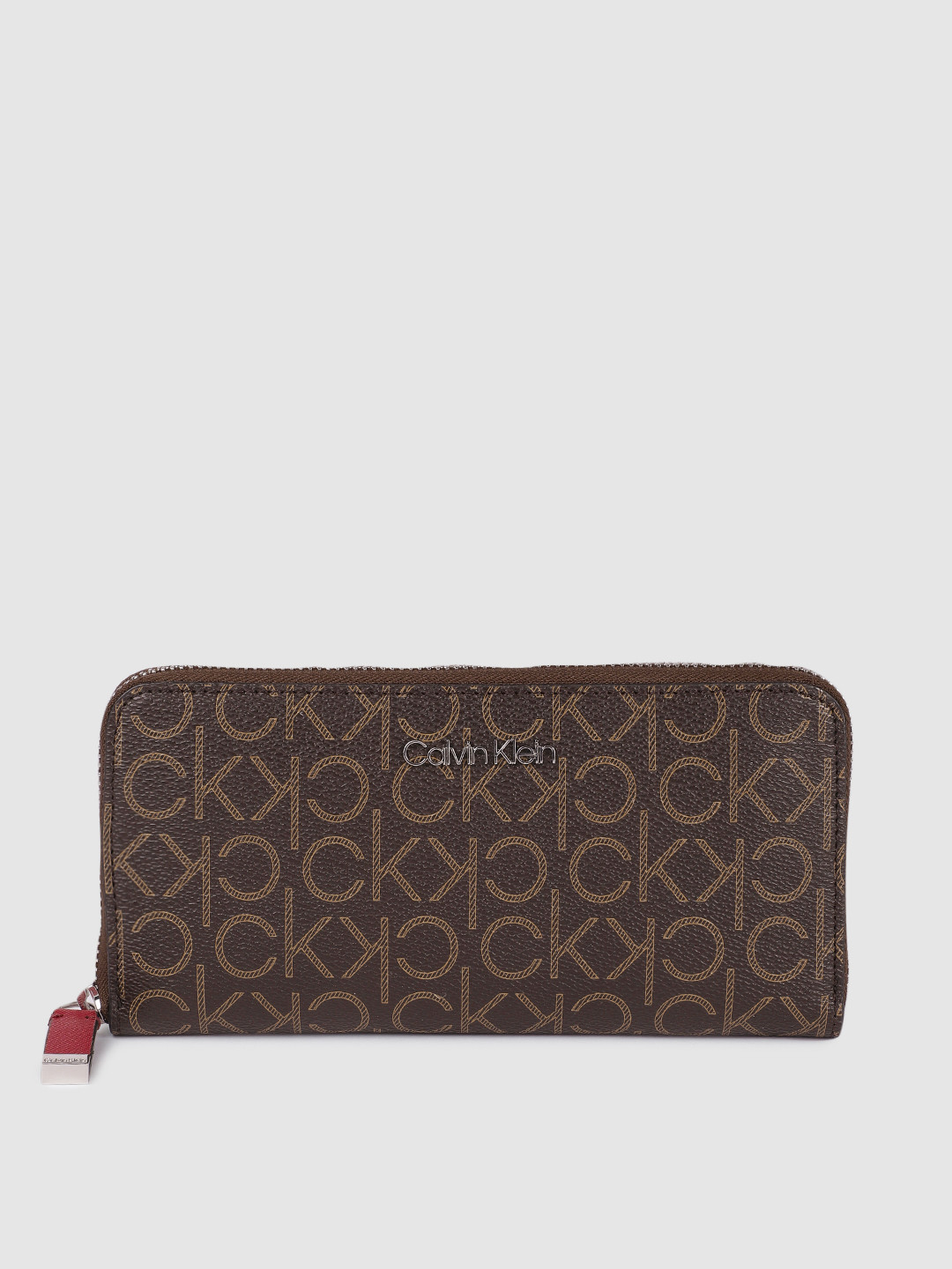 Buy Calvin Klein Women Printed Zip Around Wallet - Wallets for Women ...
