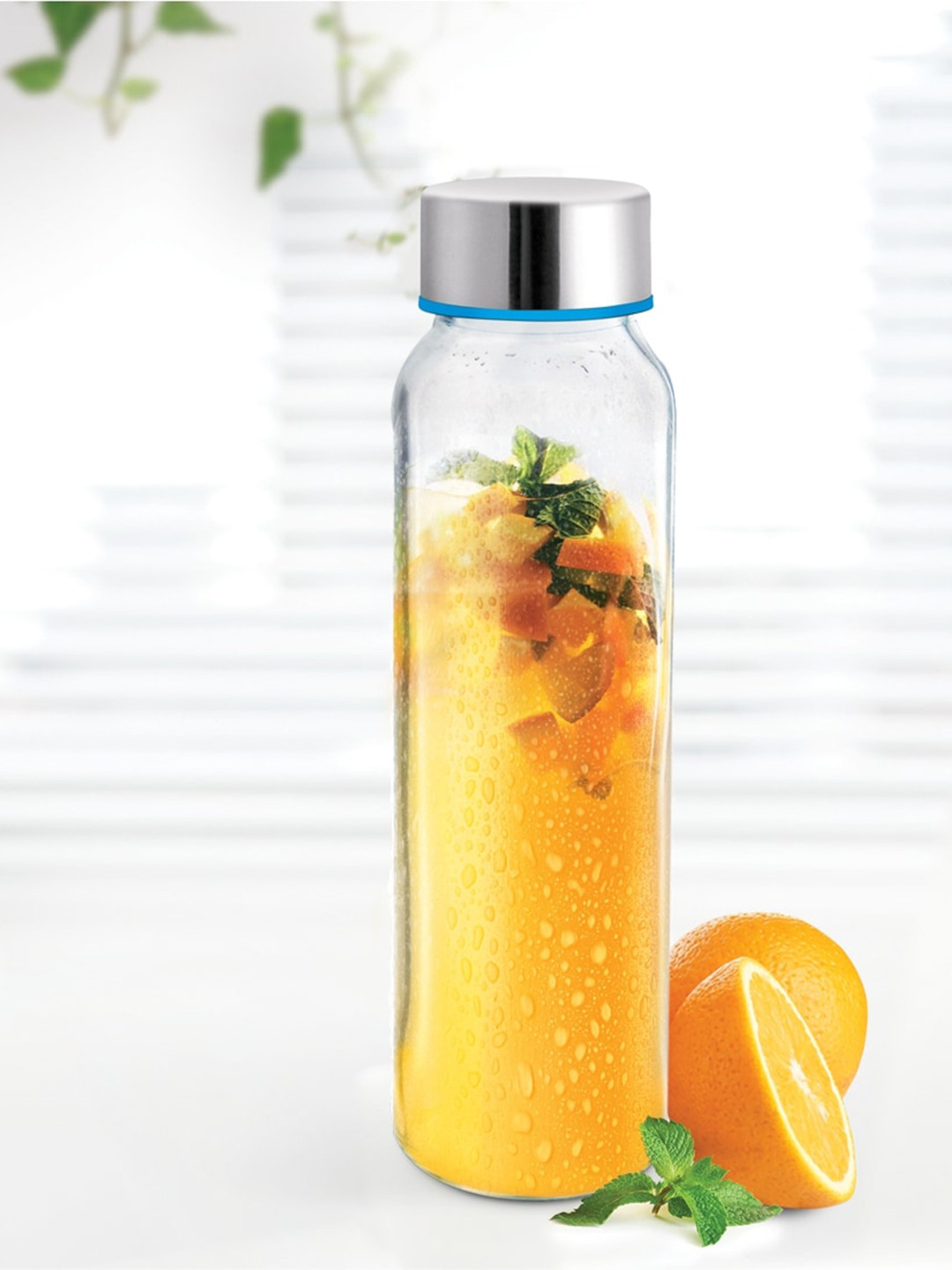 Buy Treo Bobbin Borosilicate Assorted Glass Bottle 250 Ml - Water ...