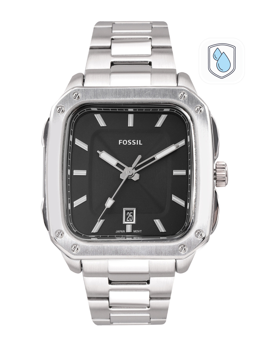 Buy Fossil Men Inscription Analogue Watch FS5933 - Watches for Men ...