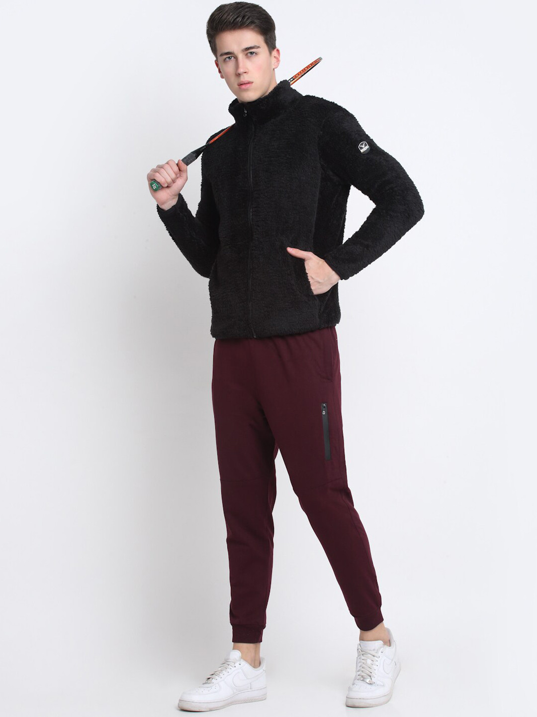 Buy Invincible Men Double Sherpa Jacket - Jackets for Men 21122806 | Myntra