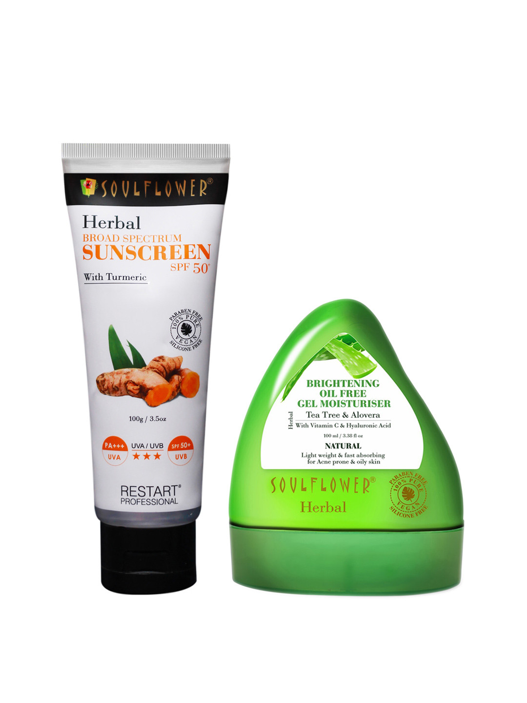 Buy Soulflower Broad Spectrum SPF 50+ Sunscreen 100g With Aloe Vera Gel ...