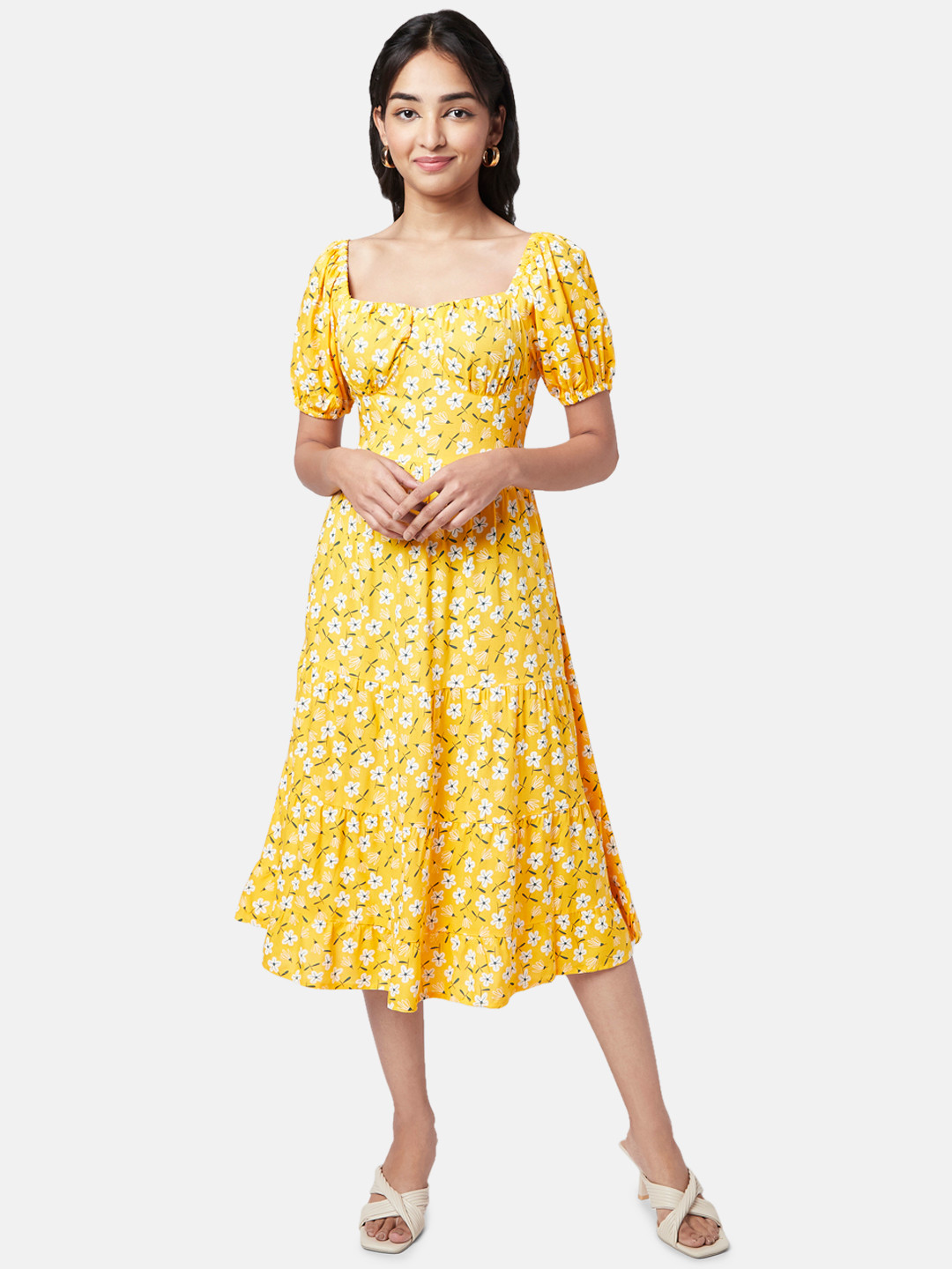Buy YU By Pantaloons Floral Midi Dress - Dresses for Women 21135034 ...