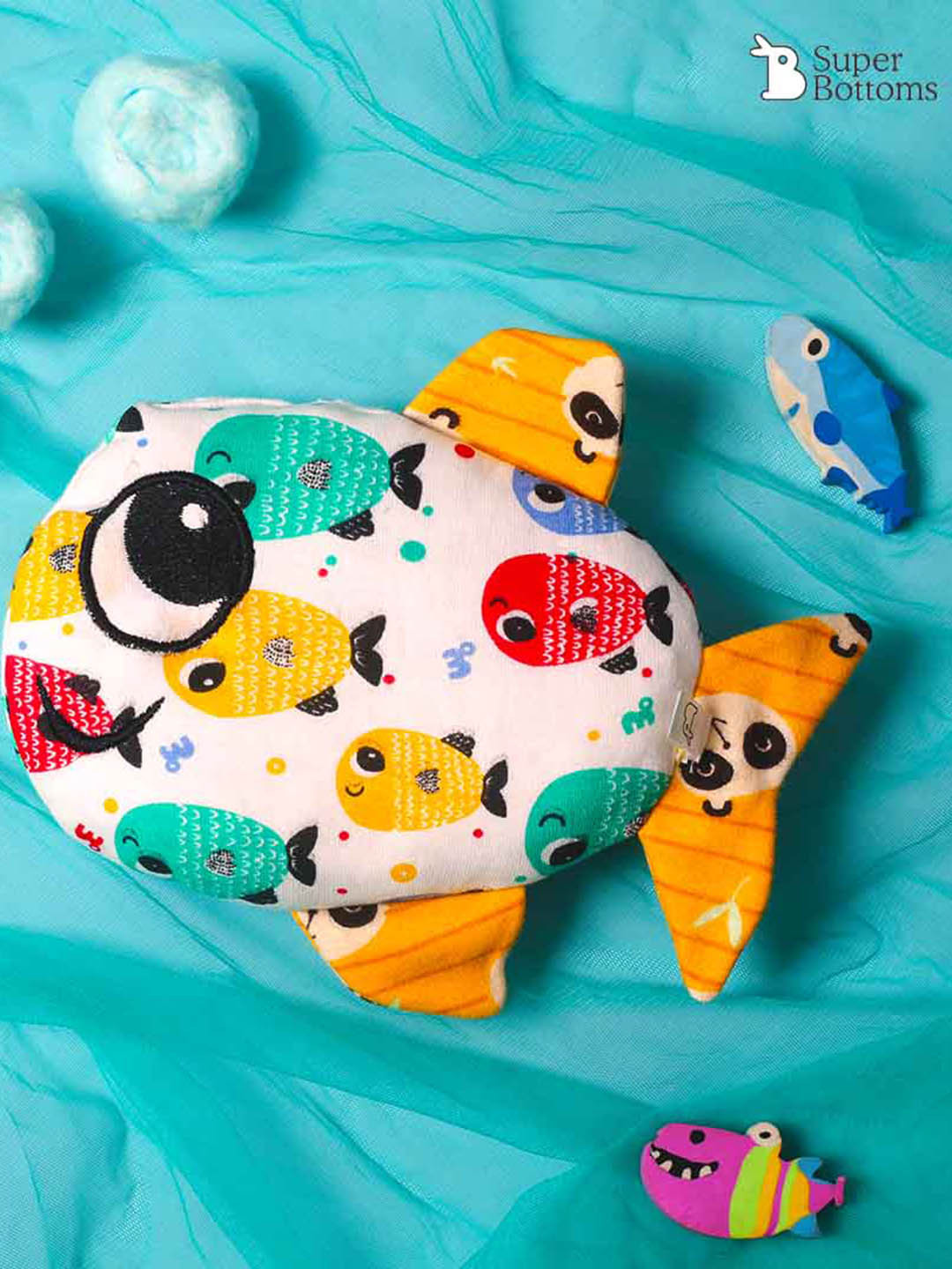 Buy SuperBottoms Fish Soft Toy - Soft Toys And Dolls for Unisex Kids ...