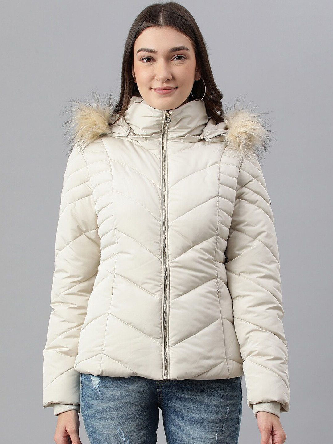 Buy Woods Women Padded Jacket - Jackets for Women 21146304 | Myntra