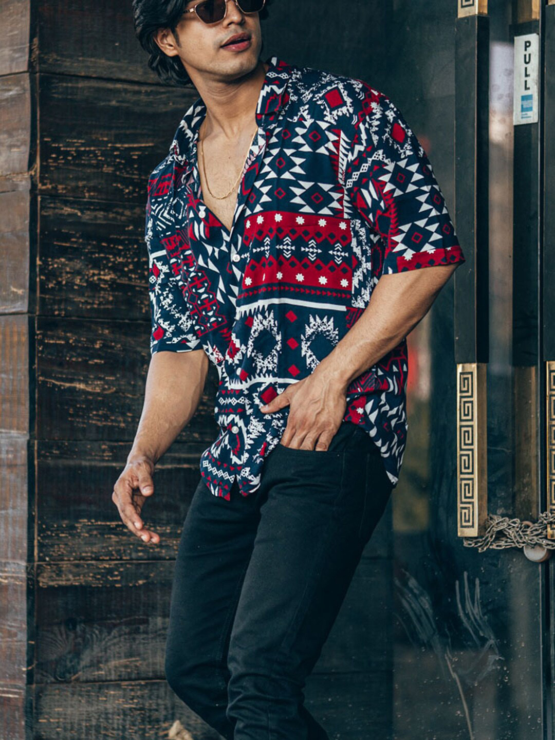 Buy Powerlook Men Printed Regular Fit Casual Shirt - Shirts for Men ...