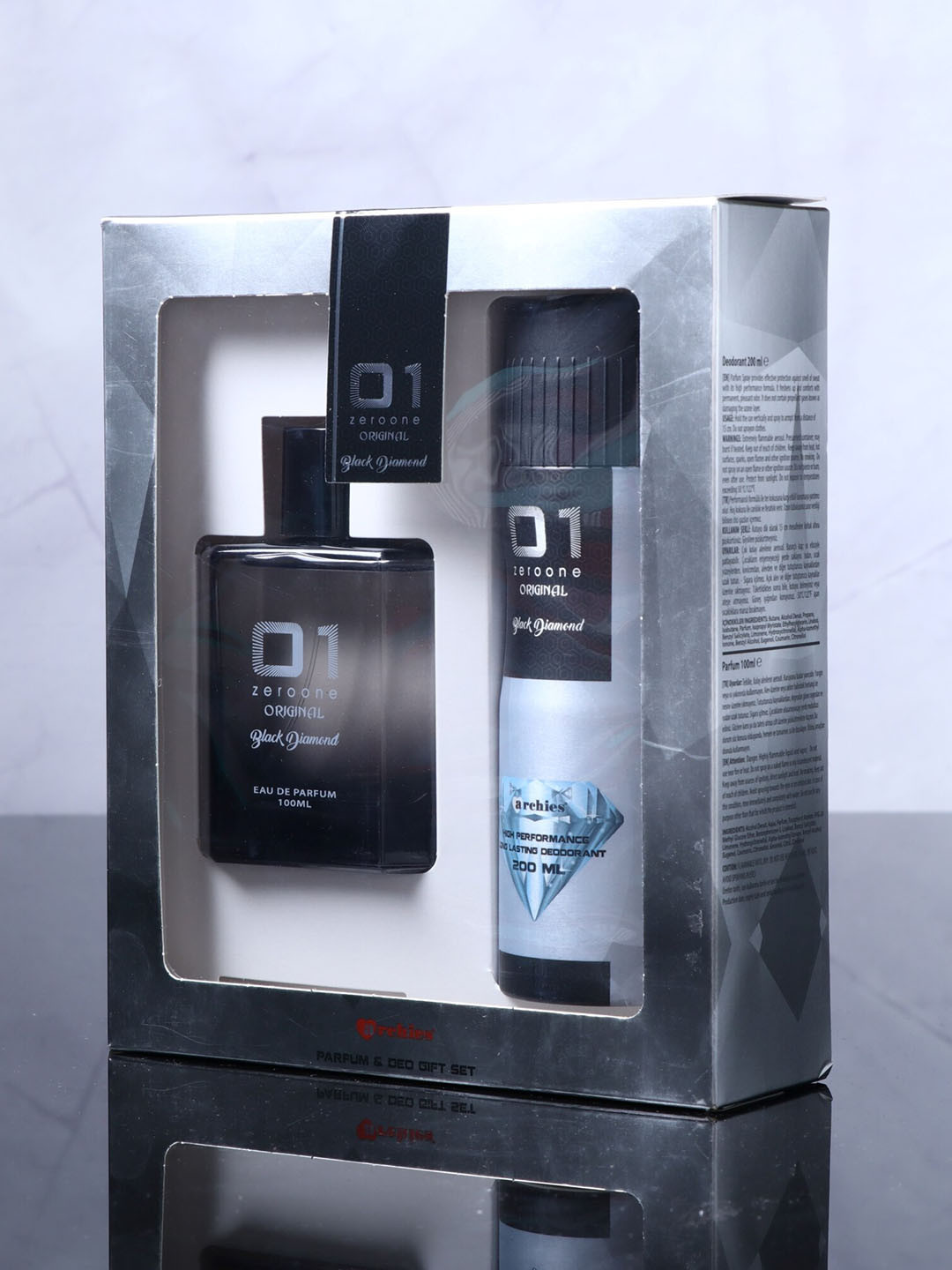Buy Archies Men Original 01 Black Diamond Perfume 100ML & Deo 200ML ...