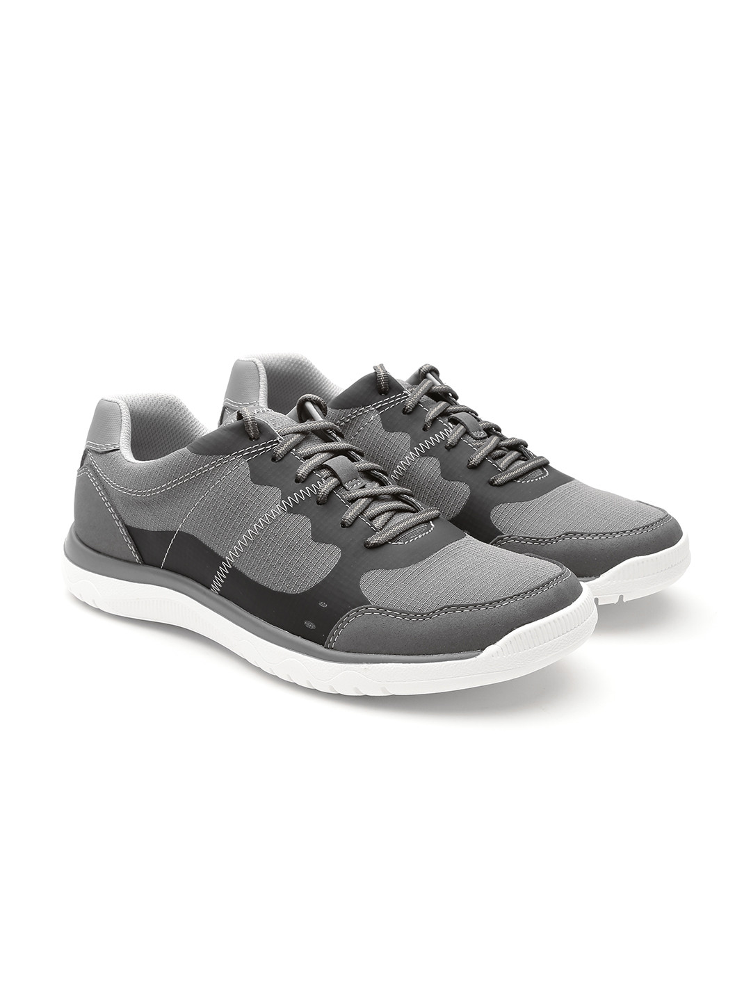 Buy Clarks Men Grey Sneakers - Casual Shoes for Men 2116225 | Myntra