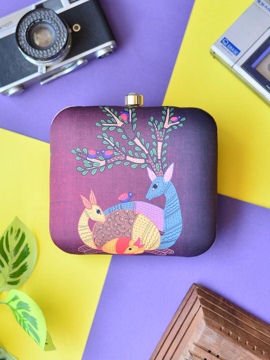 Buy ARTKLIM Printed Box Clutch - Clutches for Women 21162610 | Myntra
