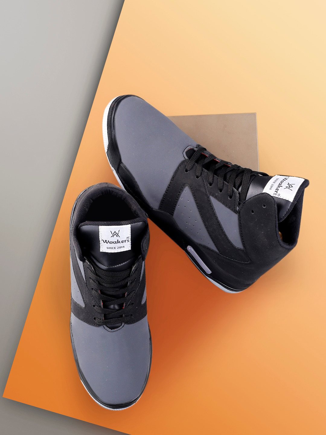 Buy Woakers Men Colourblocked Waterproof Lining Sneakers - Casual Shoes ...