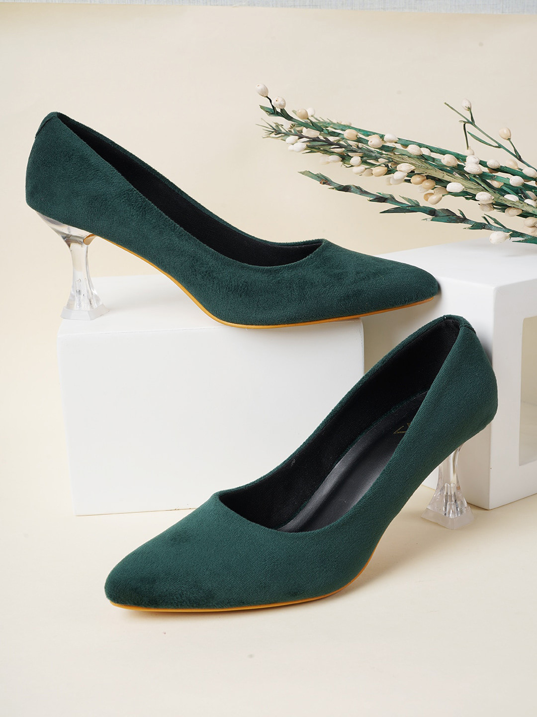 Buy EVERLY Block Pumps Heels - Heels for Women 21168586 | Myntra