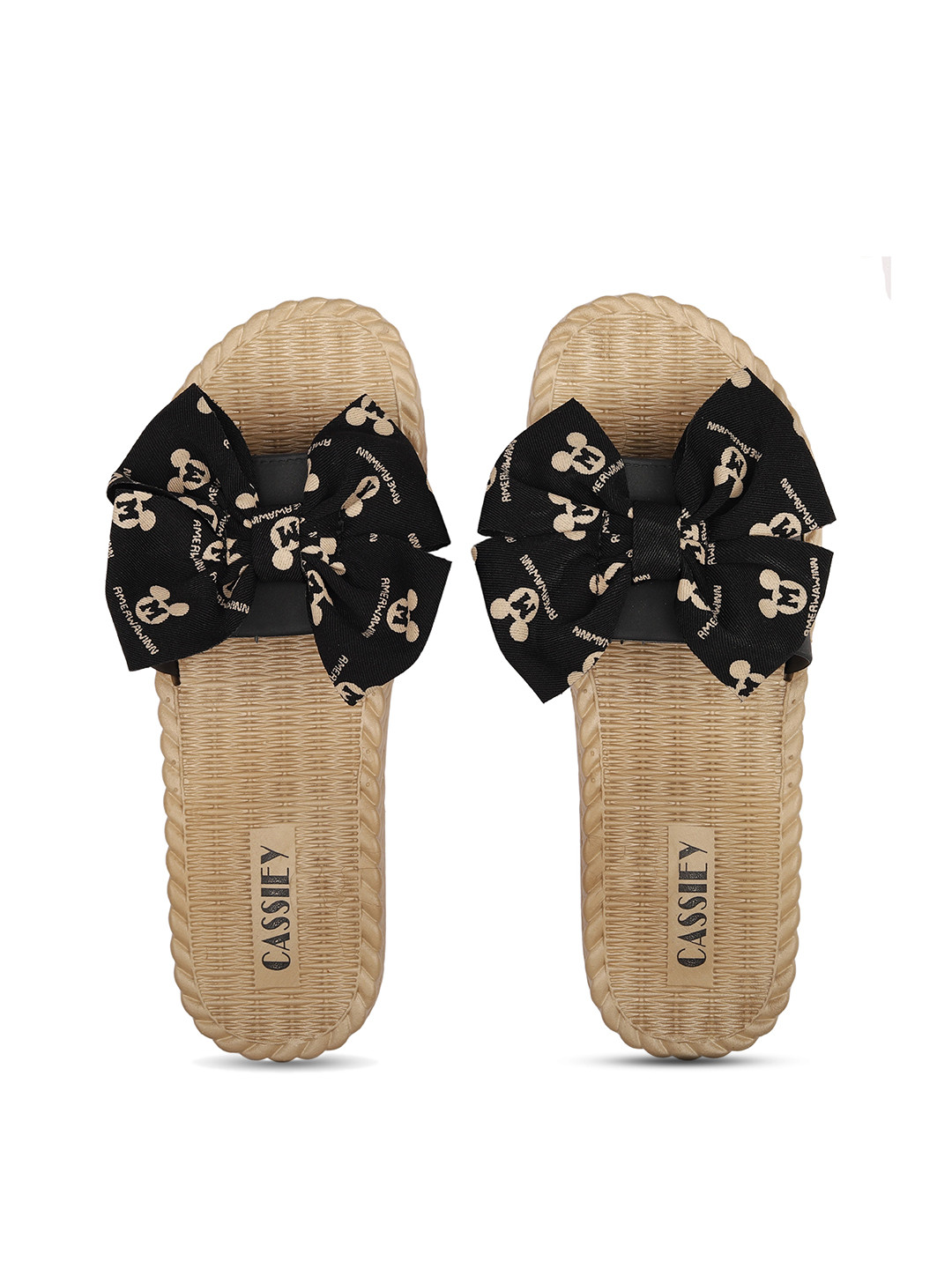Buy CASSIEY Women Printed Rubber Sliders - Flip Flops for Women ...