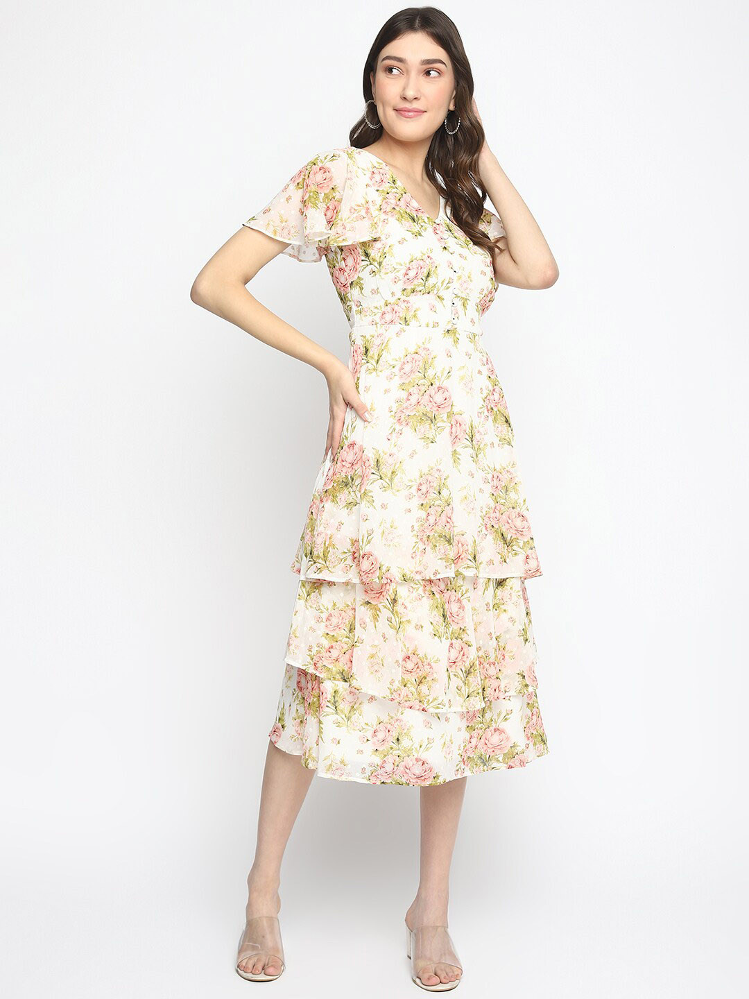 Buy Latin Quarters Floral Midi Dress - Dresses for Women 21171708 | Myntra