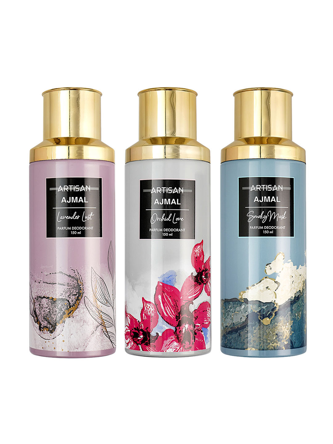 Buy Ajmal Pack Of 3 Fragrance Gift Set 150ML Each - Deodorant for ...